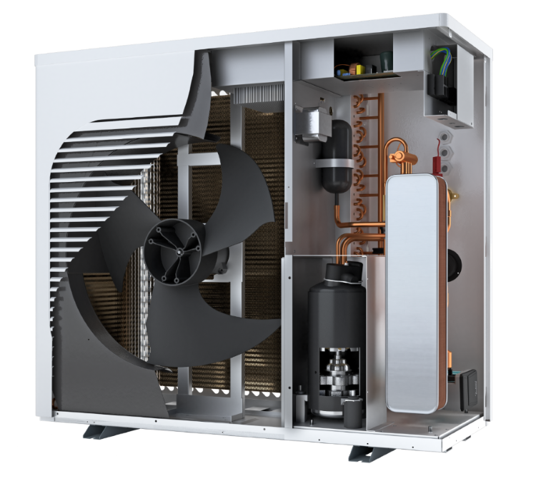 Effecient heating and cooling » EASYPELL heat pump